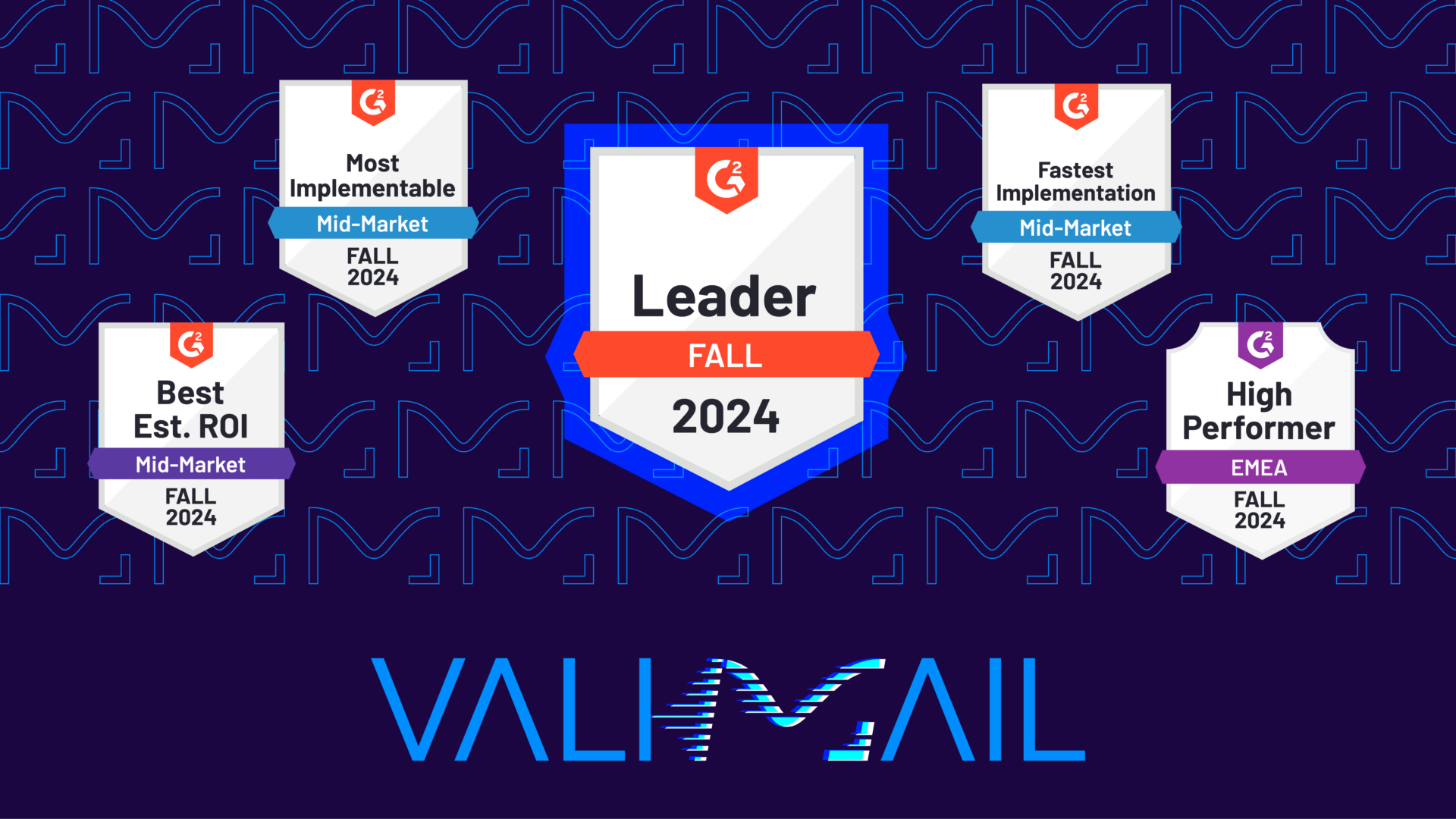 Valimail crosses finish line as G2 DMARC leader | Fall 2024 - Valimail